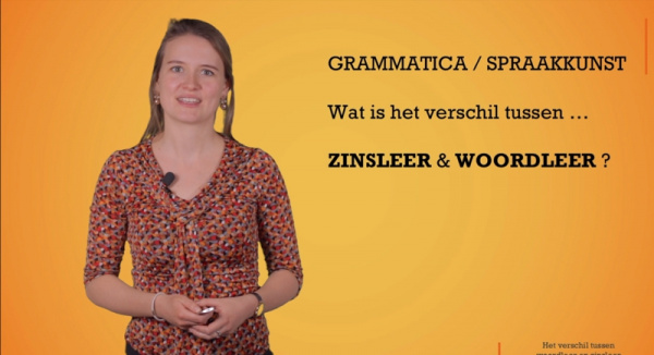 secundair onderwijs: Het verschil tussen woordleer en zinsleer ... secundair onderwijs: Het verschil tussen woordleer en zinsleer ...